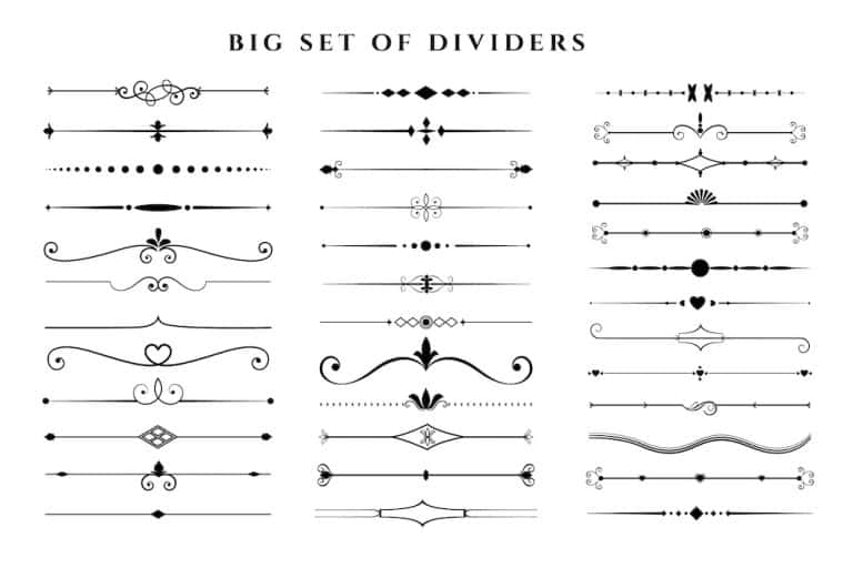 Los mejores adornos para lettering • Materiales de Arte